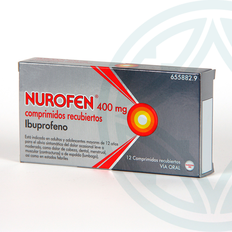 Nurofen 400 mg 12 comprimidos | Dolor - Inflamación | Farmacia Jiménez