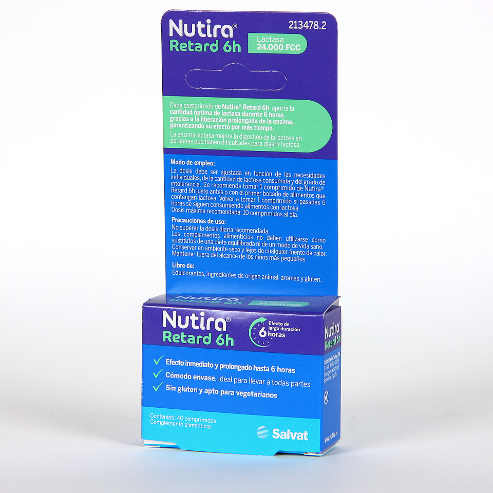 Nutira Retard 40 comprimidos | Farmacia Jiménez