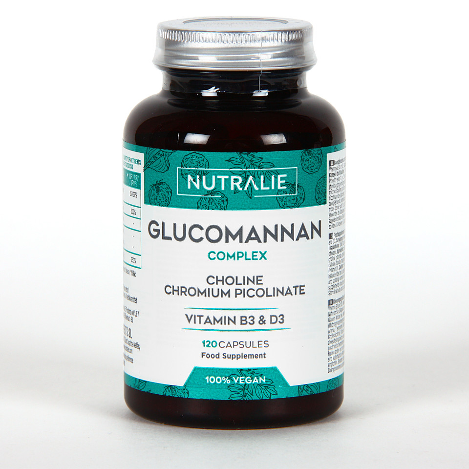 Nutralie Glucomannan 120 cápsulas | Farmacia Jiménez