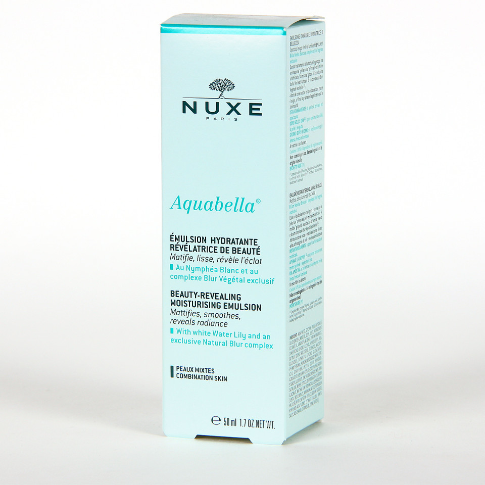Nuxe Aquabella Emulsión Hidratante Reveladora de belleza 50ml ...