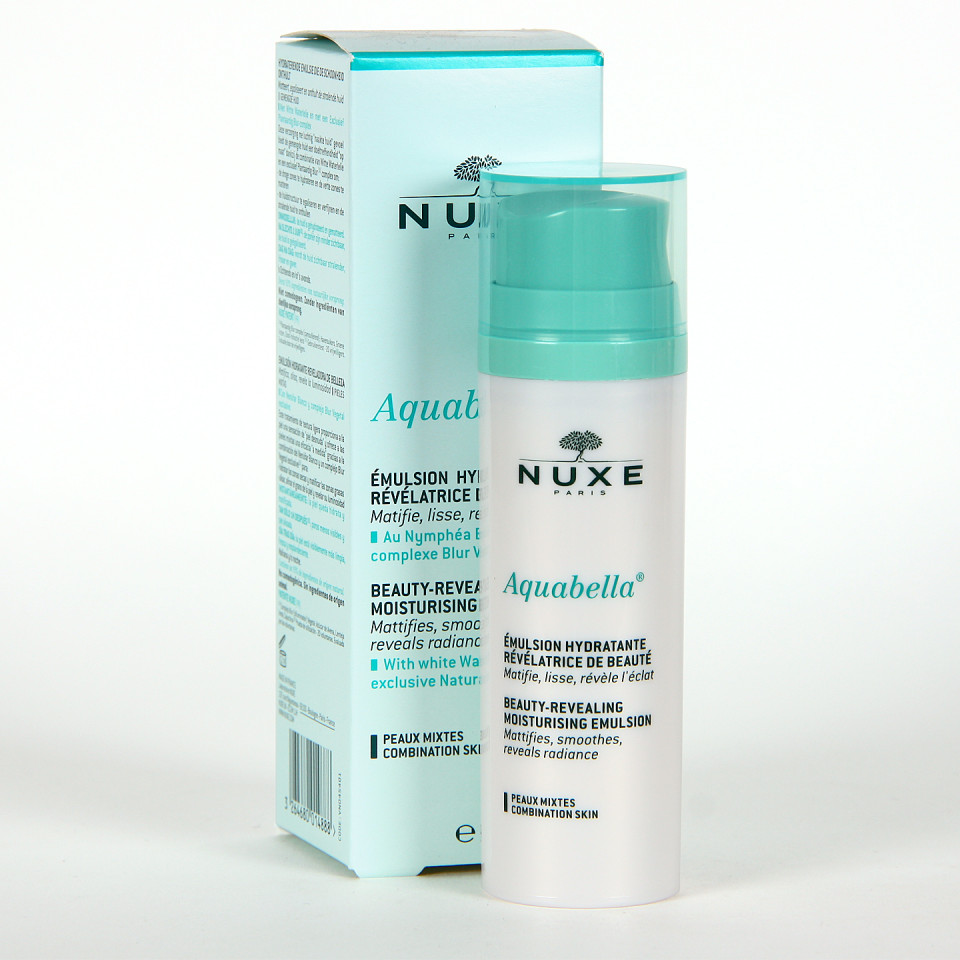 Nuxe Aquabella Emulsión Hidratante Reveladora de belleza 50ml ...