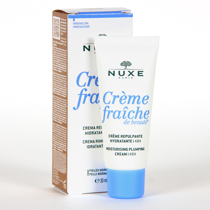Nuxe Crème Fraîche Repulpante Hidratante 48h, formato viaje 30ml | Farmacia Jiménez