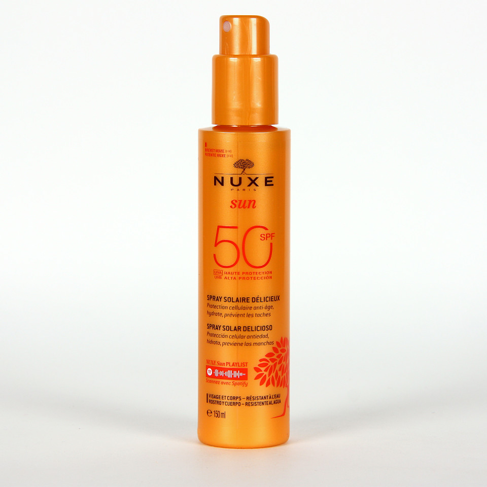 Nuxe Sun Spray Solar Delicioso SPF50 150ml | Farmacia Jiménez