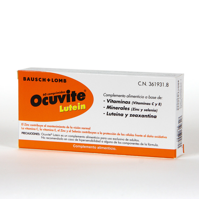 Ocuvite Lutein 60 comprimidos | Farmacia Jiménez