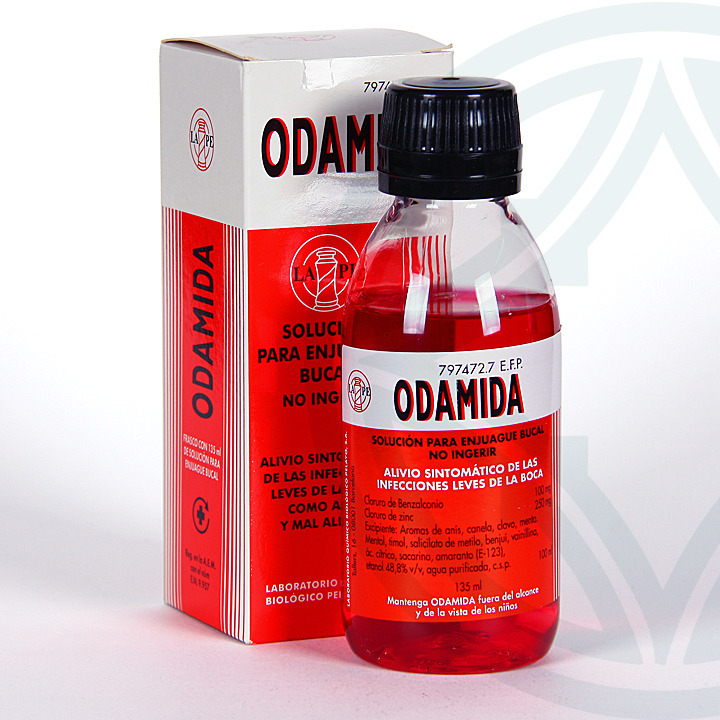Odamida solución tópica 135 ml | Enjuague bucal | Farmacia Jiménez
