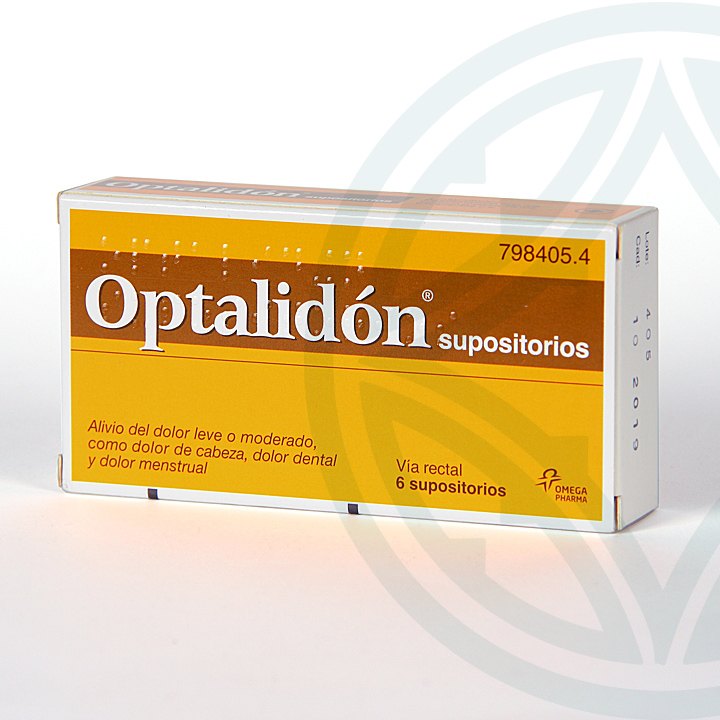 Optalidon 6 supositorios | Propifenazona | Farmacia Jiménez