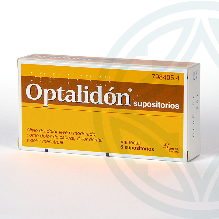 Optalidon 6 supositorios | Propifenazona | Farmacia Jiménez