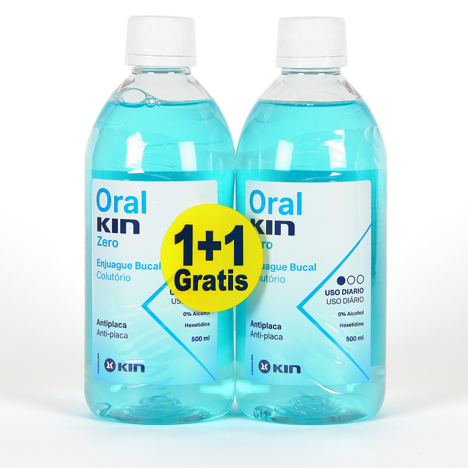 Oral Kin Zero Colutorio 500ml Pack Duplo | Farmacia Jiménez