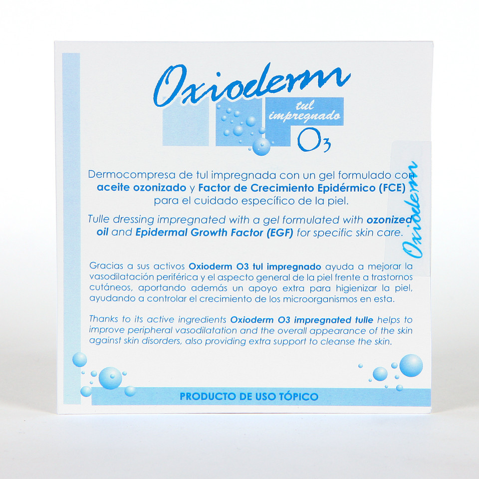 Oxioderm O3 Tu Impregnado 10x20 cm 3 unidades | Farmacia Jiménez