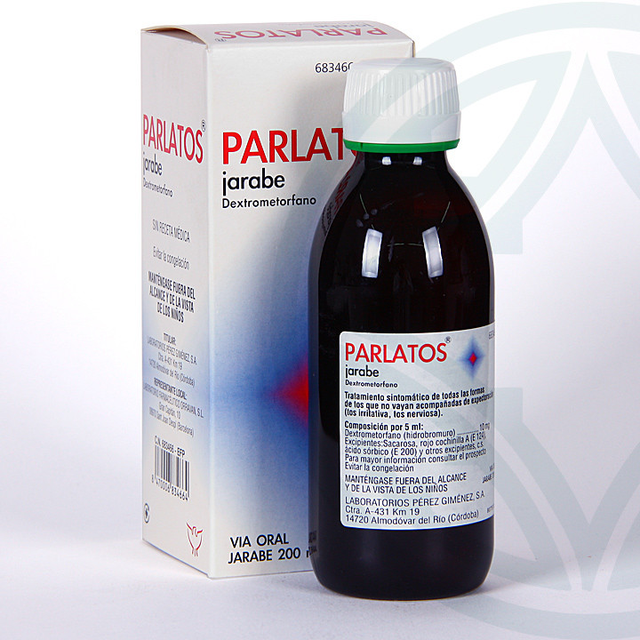 Parlatos jarabe 200 ml | Dextrometorfano | Farmacia Jiménez