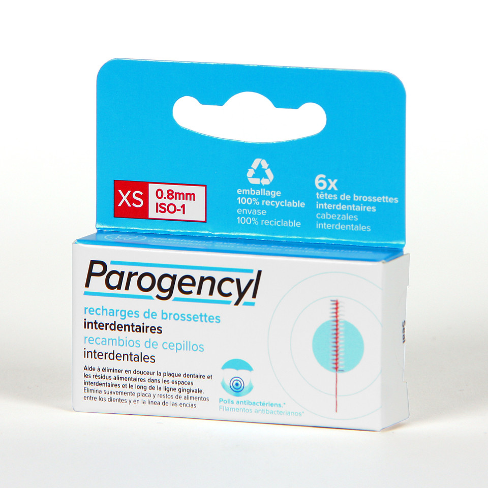 Parogencyl Cepillos Interdental Recambio 6 Unidades XS | Farmacia Jiménez