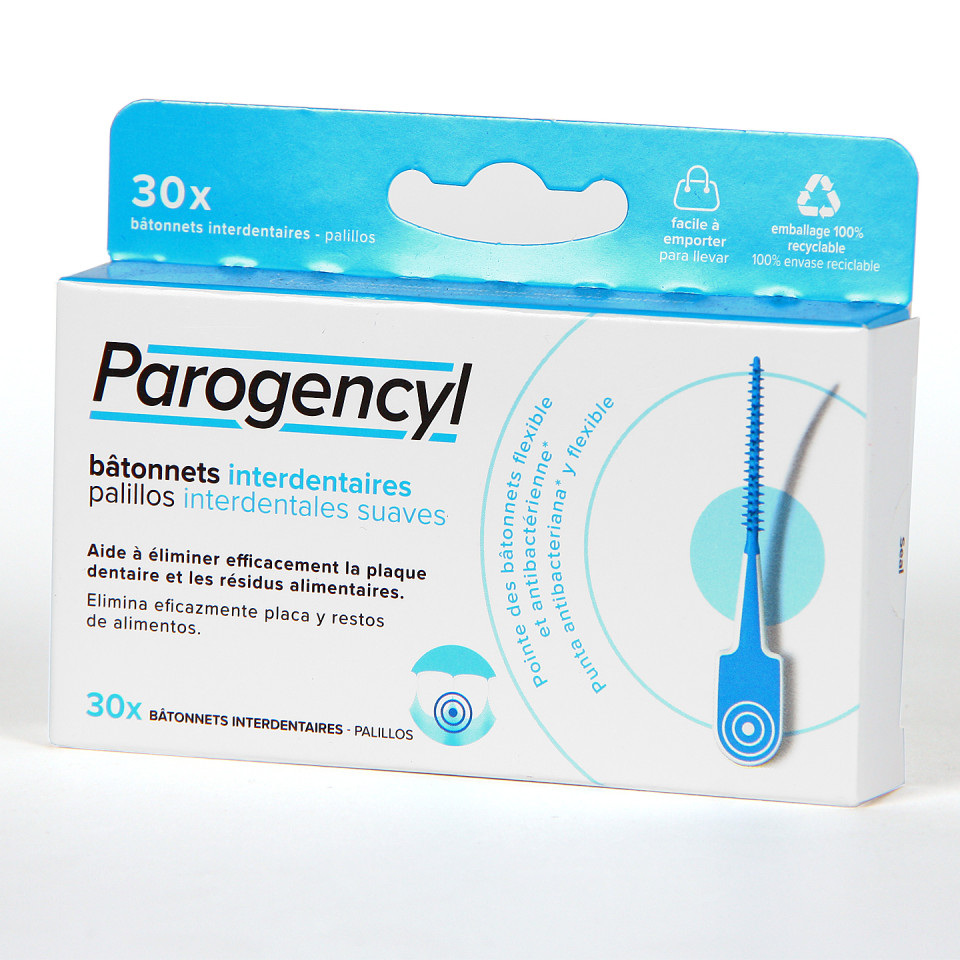 Parogencyl Palillos Interdentales Suaves 30 unidades | Farmacia Jiménez