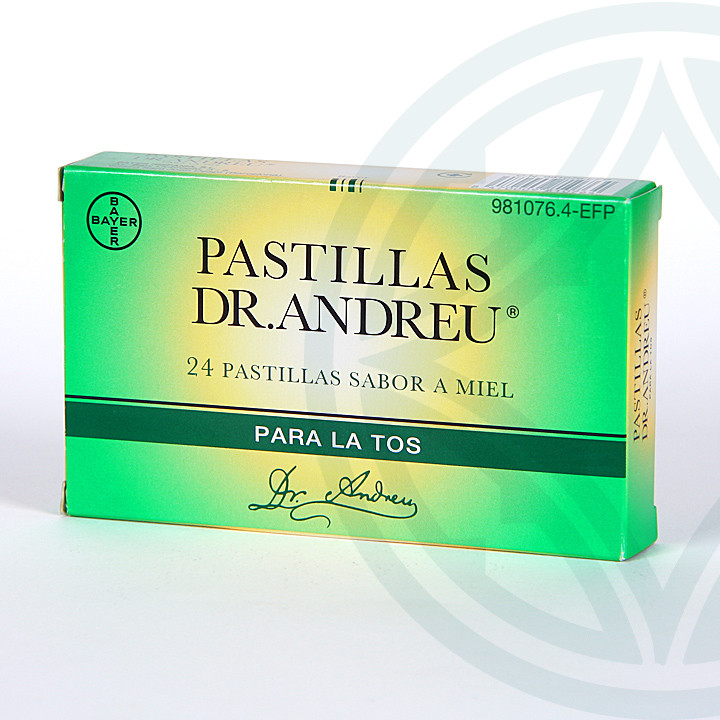 Pastillas Dr Andreu 24 pastillas para chupar | Tos Irritativa ...