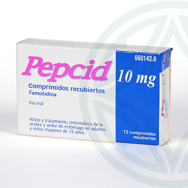 Pepcid 10 mg 12 comprimidos | Johnson & Johnson | Farmacia Jiménez