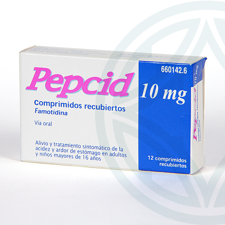 Pepcid 10 mg 12 comprimidos | Johnson & Johnson | Farmacia Jiménez