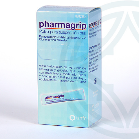 Pharmagrip 10 sobres | Antigripal | Farmacia Jiménez