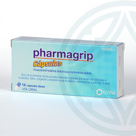Pharmagrip 14 cápsulas | Antigripal en cápsulas | Farmacia Jiménez