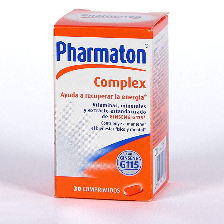 Pharmaton Complex 30 Comprimidos | Farmacia Jiménez