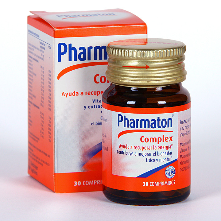 Pharmaton Complex 30 Comprimidos | Farmacia Jiménez