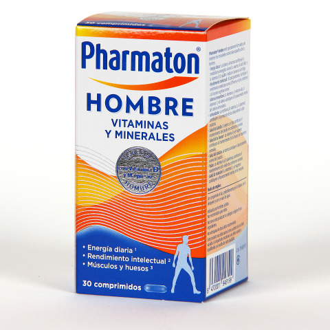 Pharmaton Hombre 30 comprimidos | Multivitaminico | Farmacia Jiménez