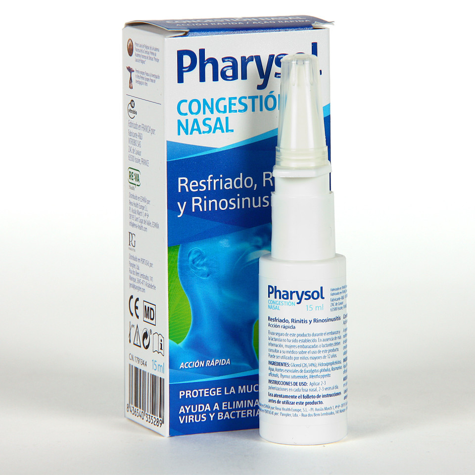 Pharysol Sinus Congestión Nasal Spray 15 ml | Farmacia Jiménez