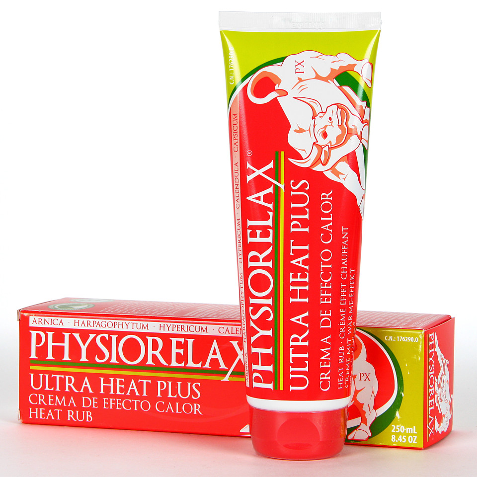 Physiorelax Ultra Heat Plus Crema de masaje calor intensivo 250ml ...