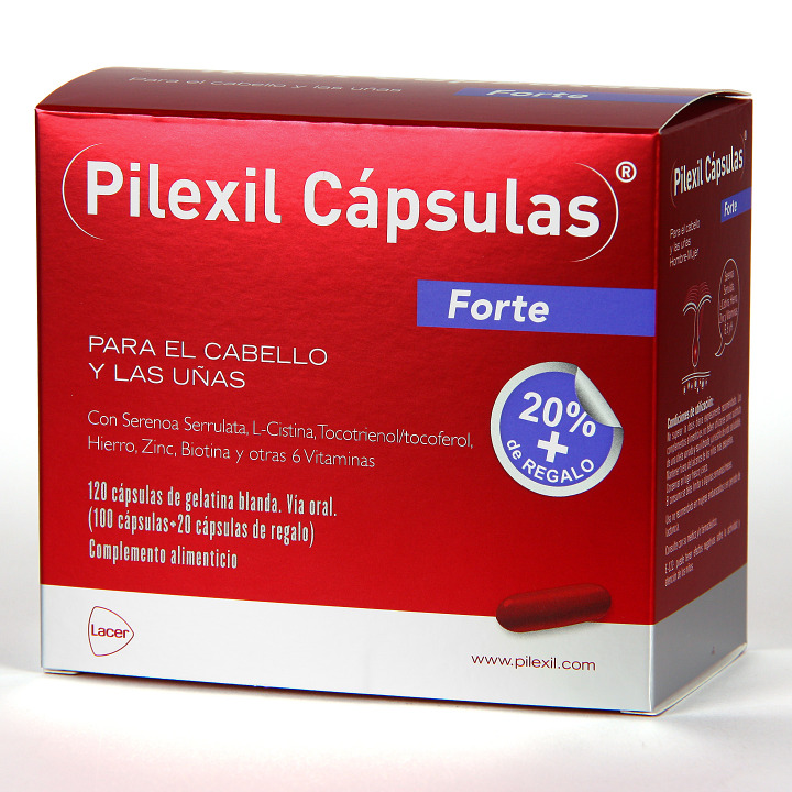 Pilexil Forte cápsulas anticaída | Farmacia Jiménez