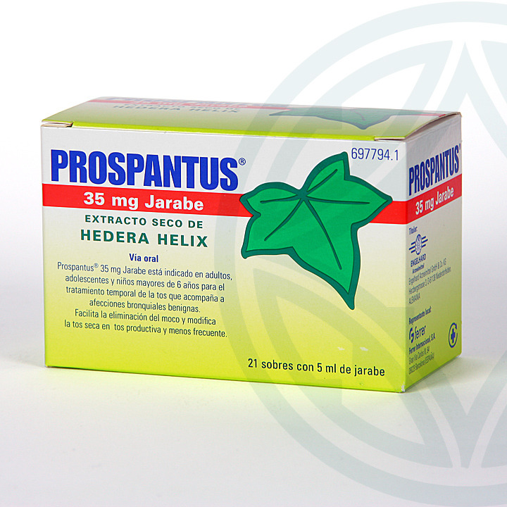 Prospantus 35 mg Jarabe 21 sobres de 5 ml | Mucolítico y expectorante ...