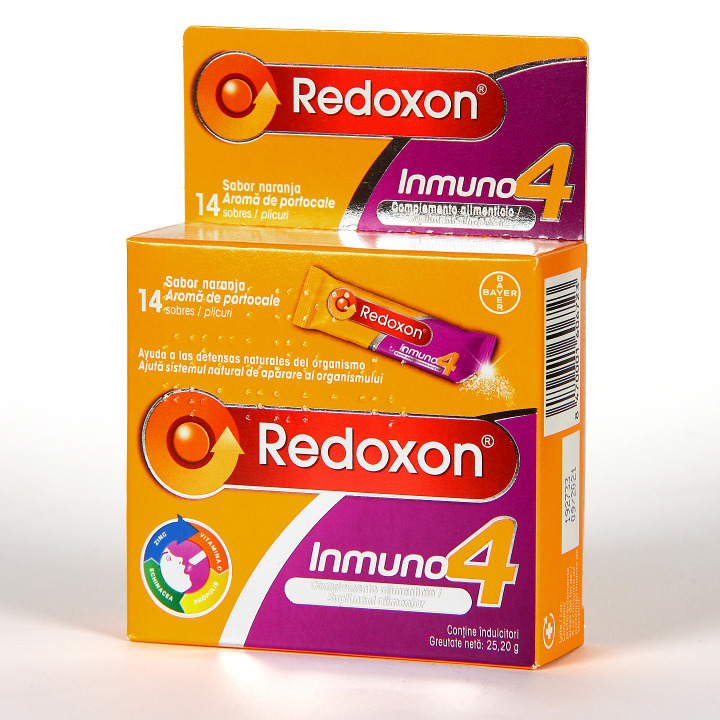 Redoxon Inmuno4 14 sobres | Farmacia Jiménez