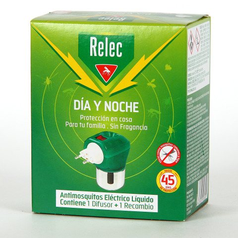 Relec Día y Noche Antimosquitos Electrico para Hogar Difusor y Recambio ...