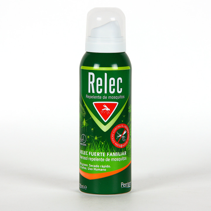 Relec Fuerte Familiar Repelente de Mosquitos Spray 125ml | Farmacia Jiménez
