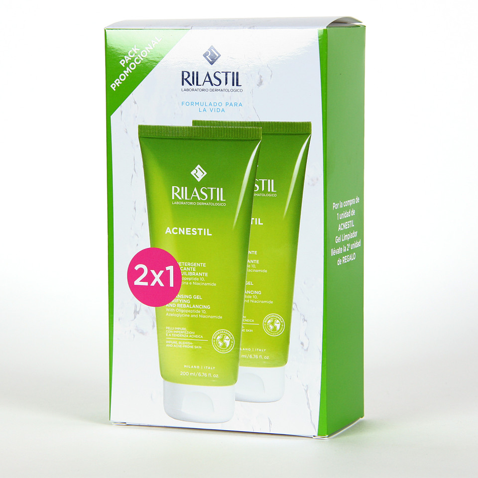 Rilastil Acnestil Gel Limpiador 200 ml | Farmacia Jiménez