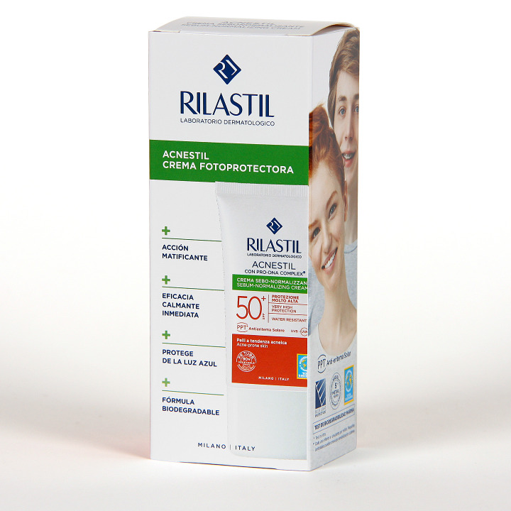Rilastil Sun System Acnestil SPF 50+ 40 ml | Farmacia Jiménez