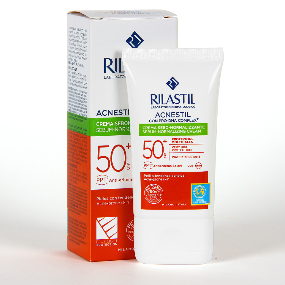 Rilastil Sun System Acnestil SPF 50+ 40 ml | Farmacia Jiménez
