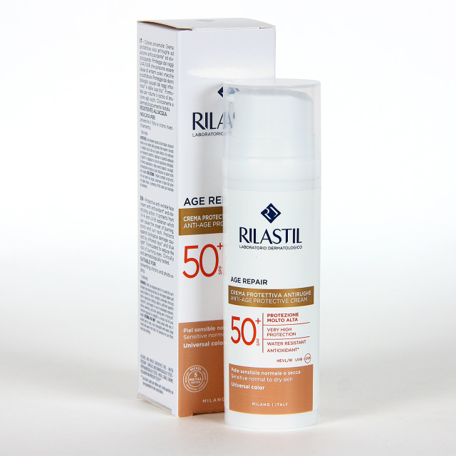 Rilastil Sun System Age Repair Color SPF 50+ 50ml | Farmacia Jiménez