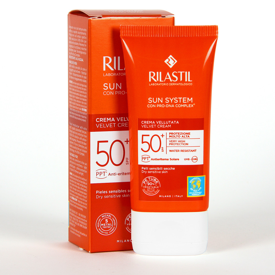 Rilastil Sun System Crema Velluto SPF 50+ 50 ml | Farmacia Jiménez