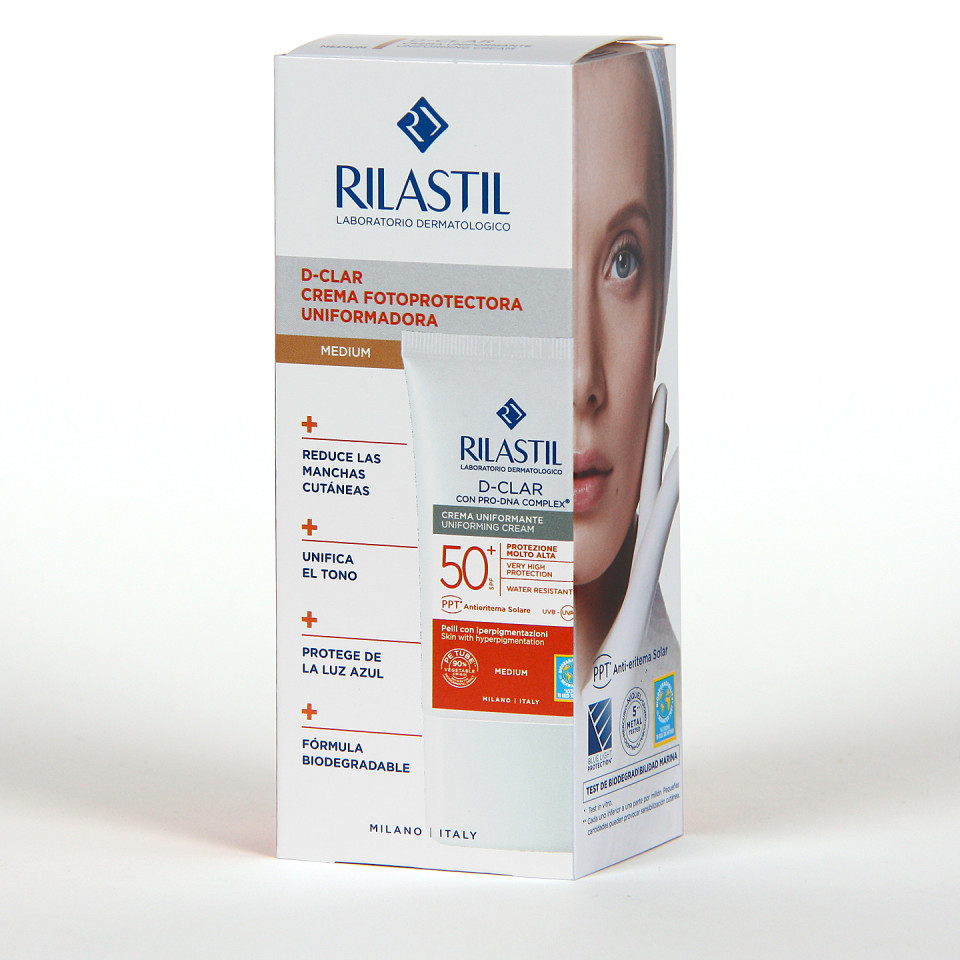 Rilastil Sun System D-Clar SPF 50+ Medium 40 ml | Farmacia Jiménez