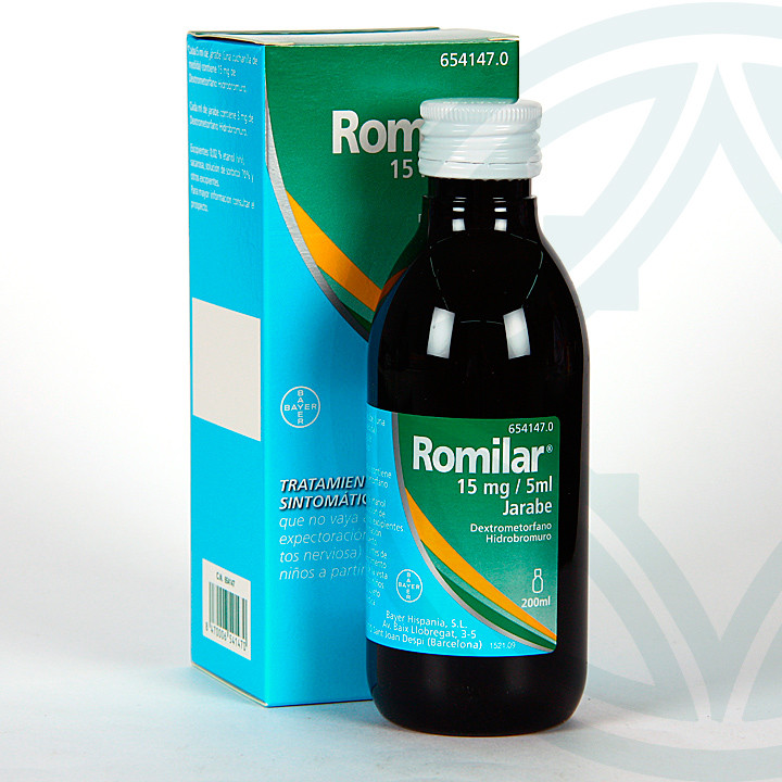 Romilar 3 mg/ml jarabe 200 ml | Antitusivo | Farmacia Jiménez
