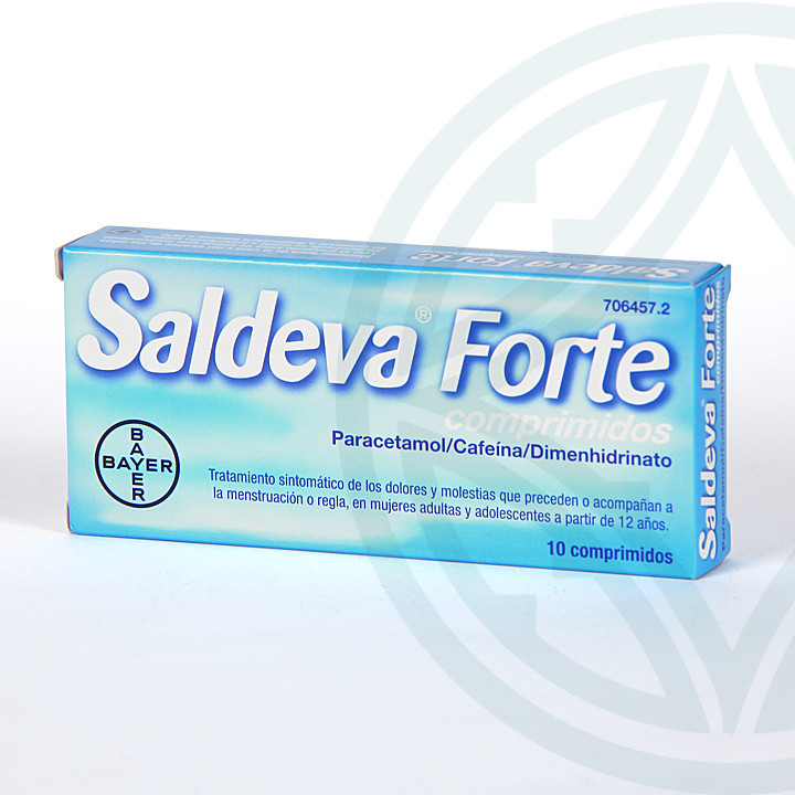Saldeva Forte 10 comprimidos | Dolor Menstrual | Farmacia Jiménez