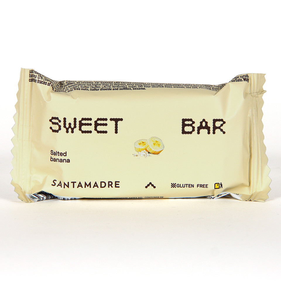 Santa Madre Sweet Bar Banana Salted 60g | Farmacia Jiménez