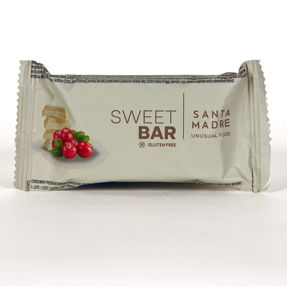 Santa Madre Sweet Bar White Choco-Redberry 60g | Farmacia Jiménez