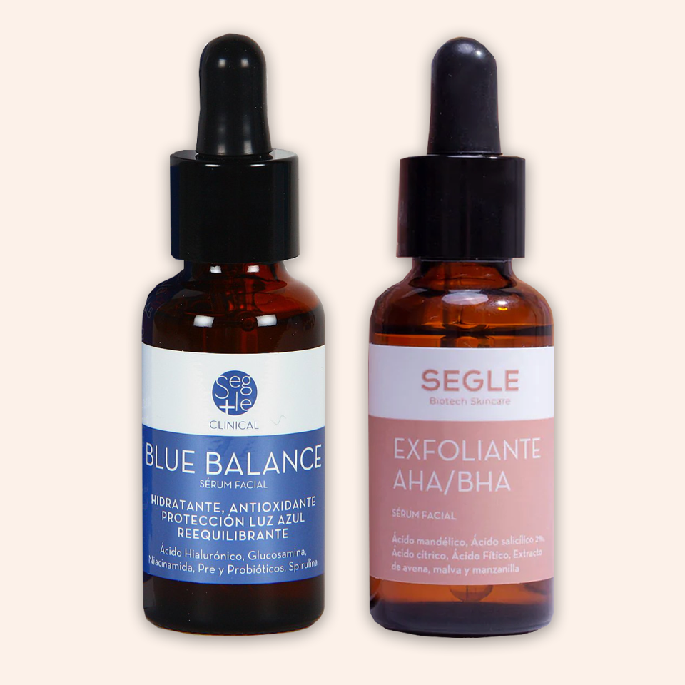 Segle Clinical PACK Descuento Blue Balance Serum y AHA/BHA Serum ...