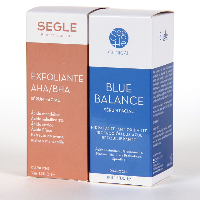 Segle Clinical PACK Descuento Blue Balance Serum y AHA/BHA Serum ...