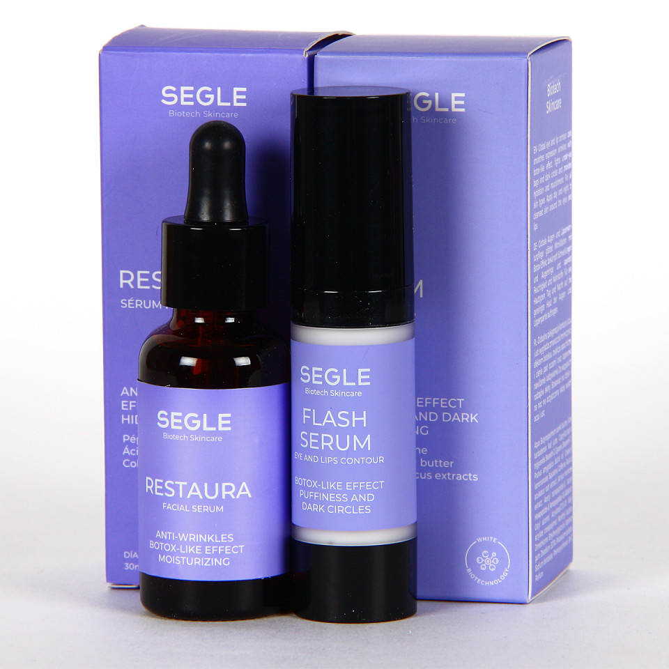 Segle Clinical Restaura Serum + Flash Serum Contorno Pack | Farmacia ...