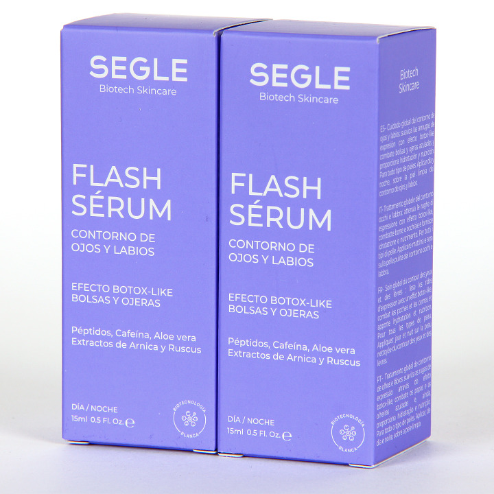 SEGLE PACK Duplo Flash Serum Contorno de ojos y labios | Farmacia Jiménez