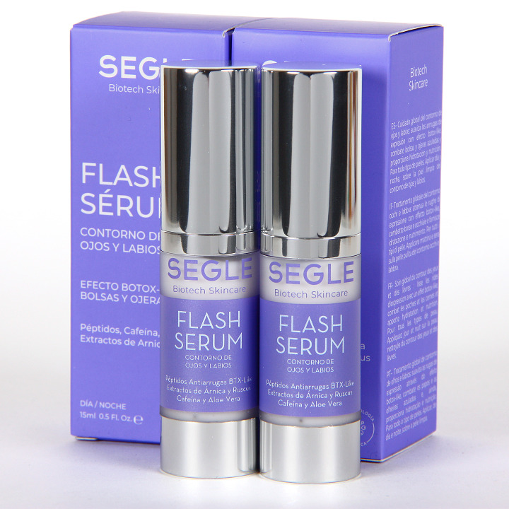 SEGLE PACK Duplo Flash Serum Contorno de ojos y labios | Farmacia Jiménez