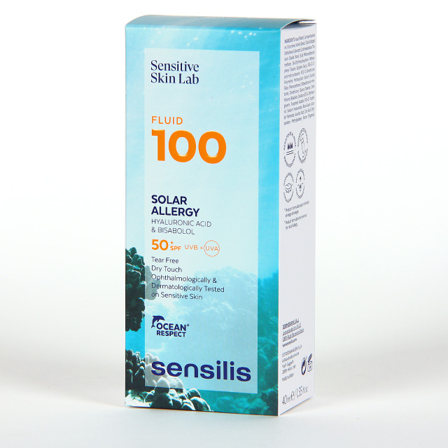 Sensilis Fluid 100 Solar Allergy SPF 50+ 40 ml | Farmacia Jiménez