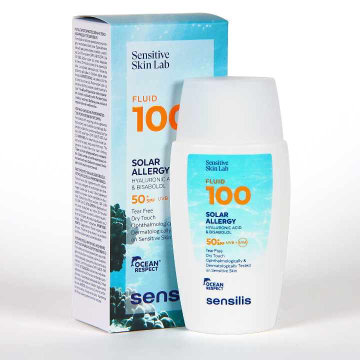 Sensilis Fluid 100 Solar Allergy SPF 50+ 40 ml | Farmacia Jiménez