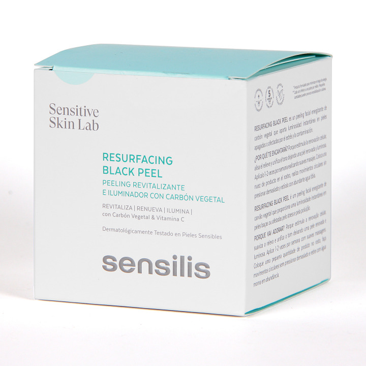 Sensilis Resurfacing Black Peeling revitalizante 50ml | Farmacia Jiménez