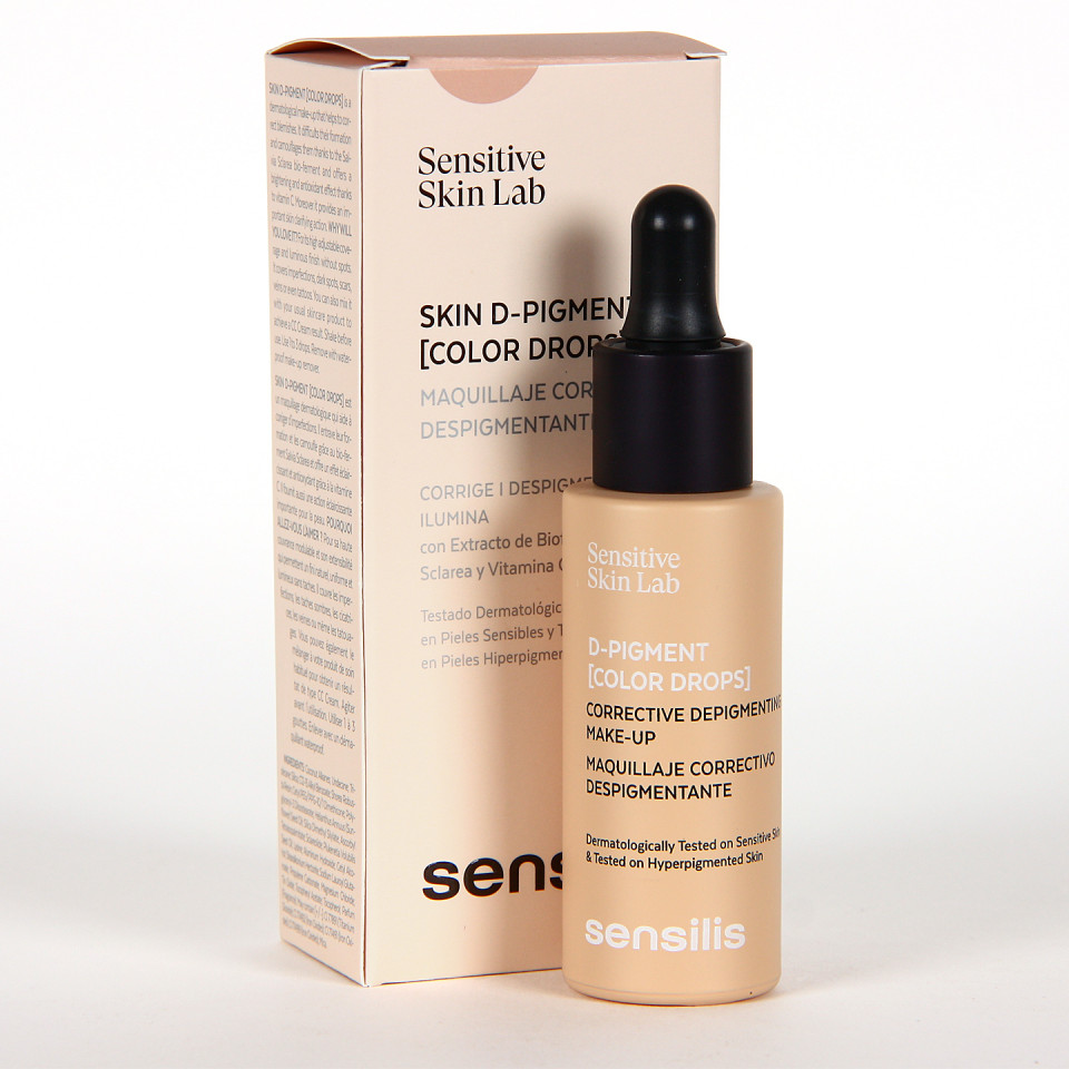 Sensilis Skin D-Pigment Color Drops 01 Beige | Farmacia Jiménez
